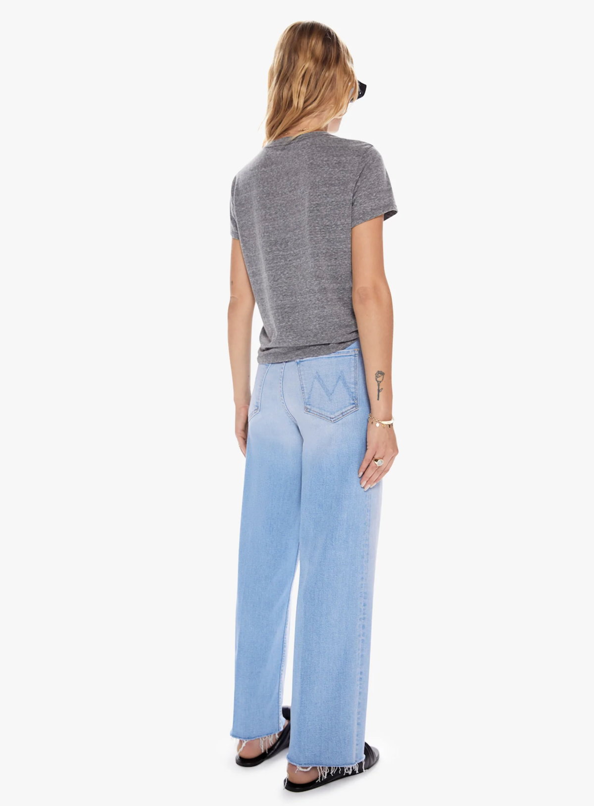 Mother Denim High Waisted Spinner Ankle Fray - The Blink Of An Eye ...