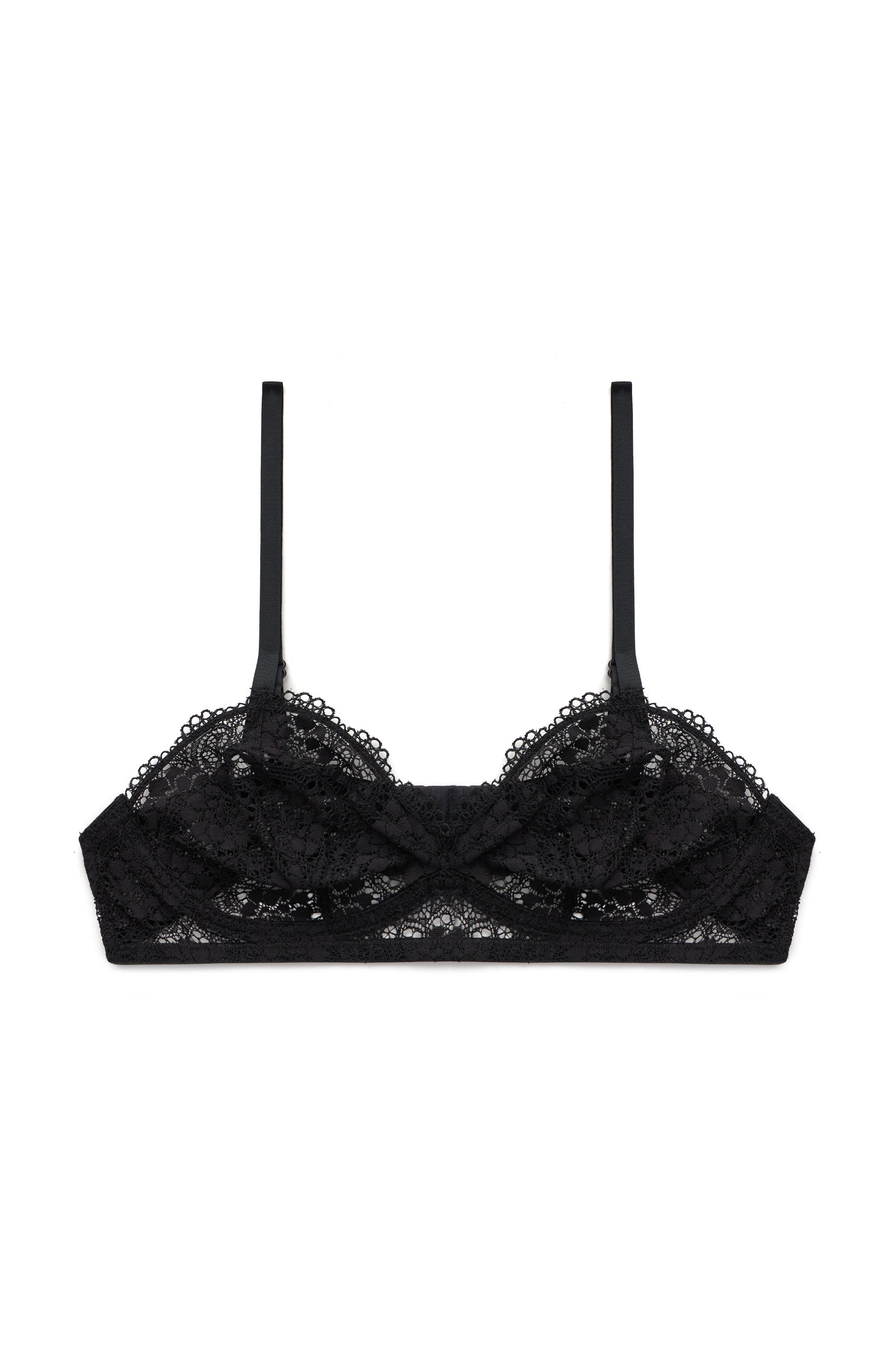 Else Peony Soft Bra - Black | Garmentory