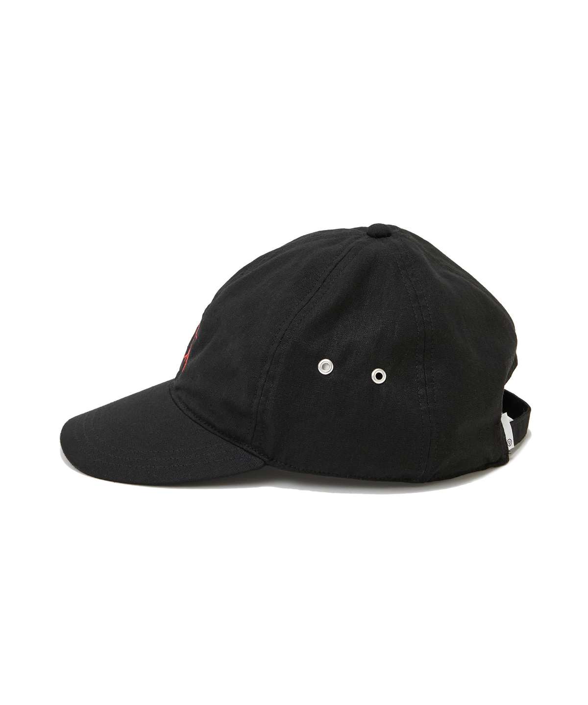 Undercover Cap With Red Embroidery - Black | Garmentory