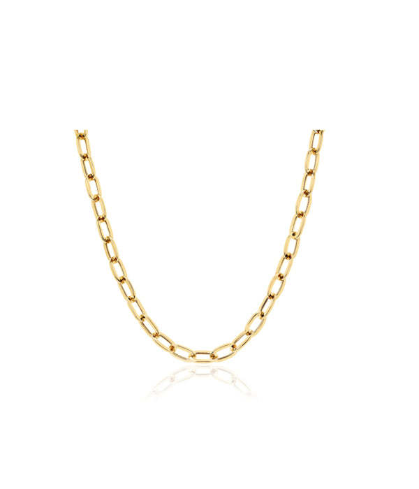 EF Collection Jumbo Link Necklace - 14K Yellow Gold | Garmentory