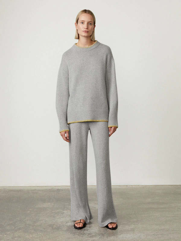 Lisa Yang Agatha Sweater - Dove Grey | Garmentory
