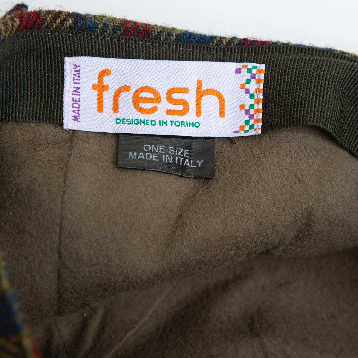 Fresh Tweed Wool Cricket Cap - Green Check | Garmentory