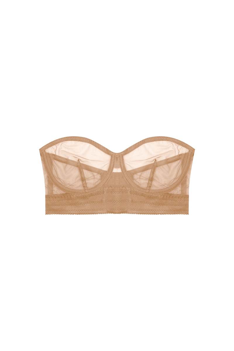 Else Bare Underwire Strapless Bra - Powder | Garmentory
