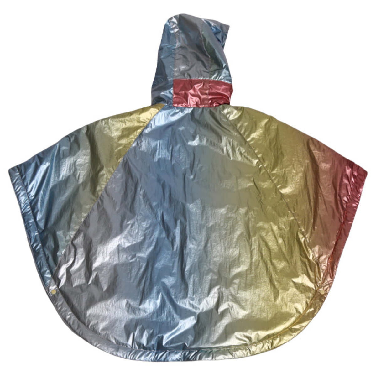 Kids Tia Cibani Padded Rain Poncho - Rainbow Multicolour | Garmentory