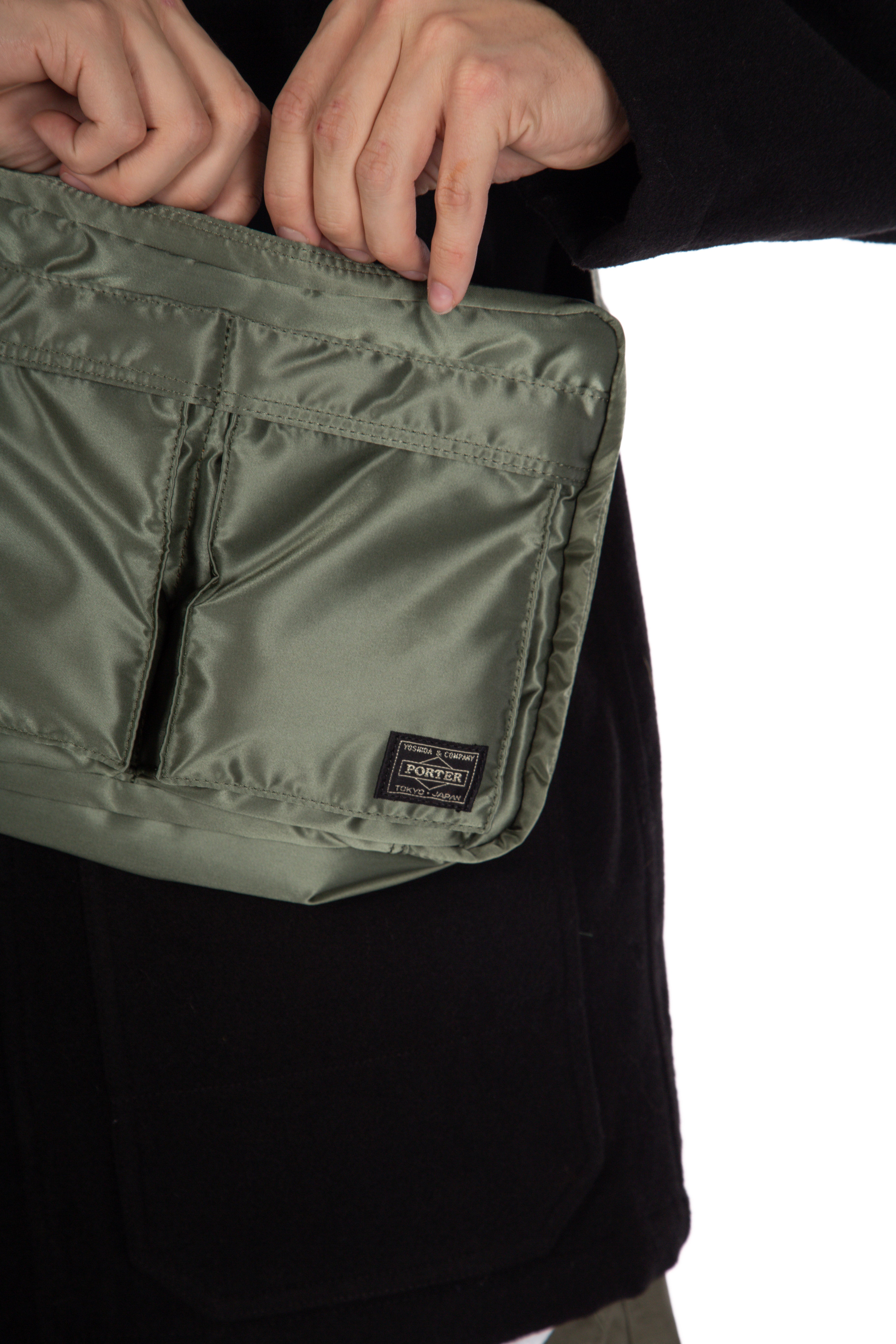 Porter Tanker L Shoulder Bag - Sage Green | Garmentory