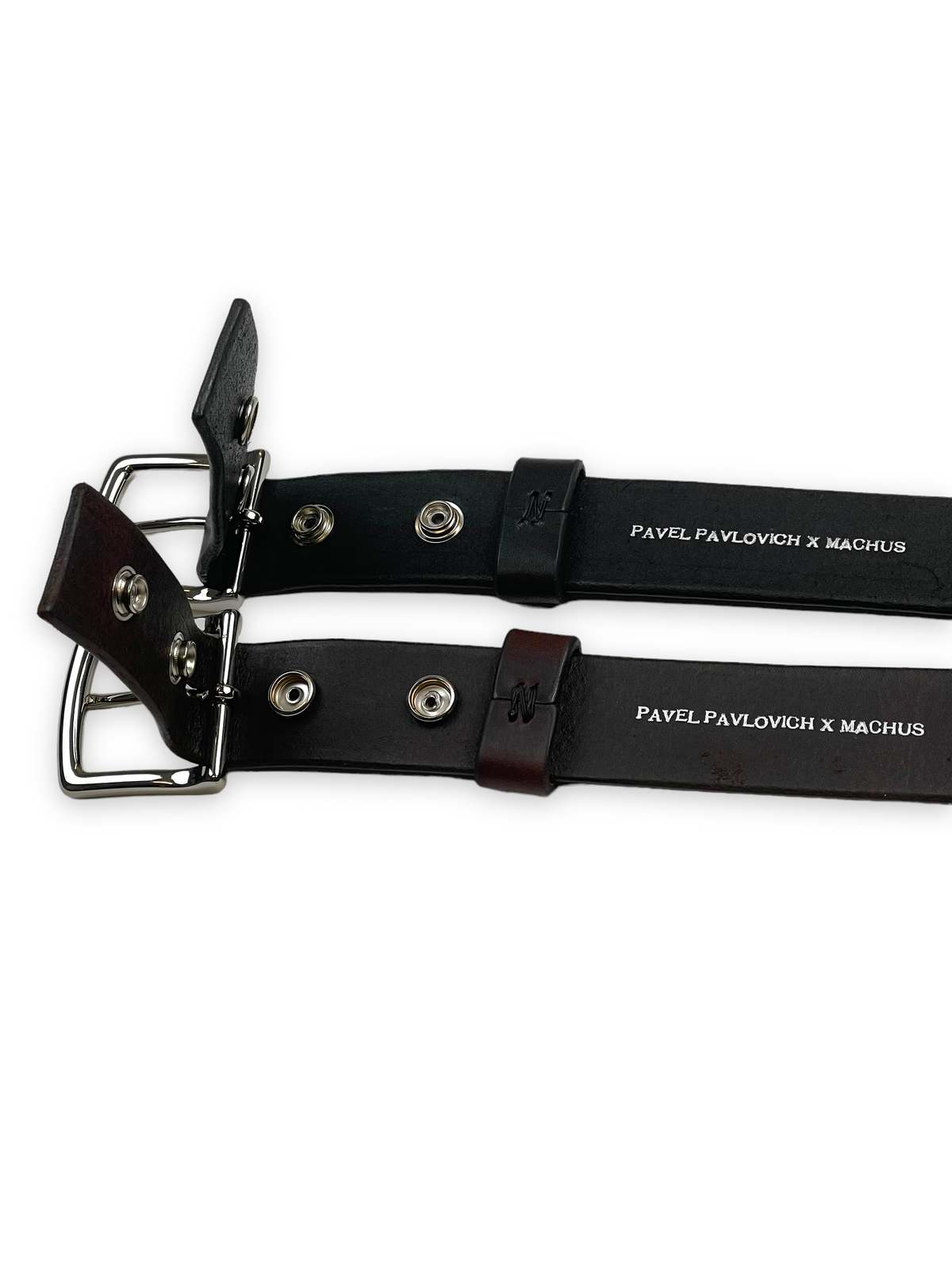MACHUS Private Label CLASSIC BELT - Black/Cognac | Garmentory