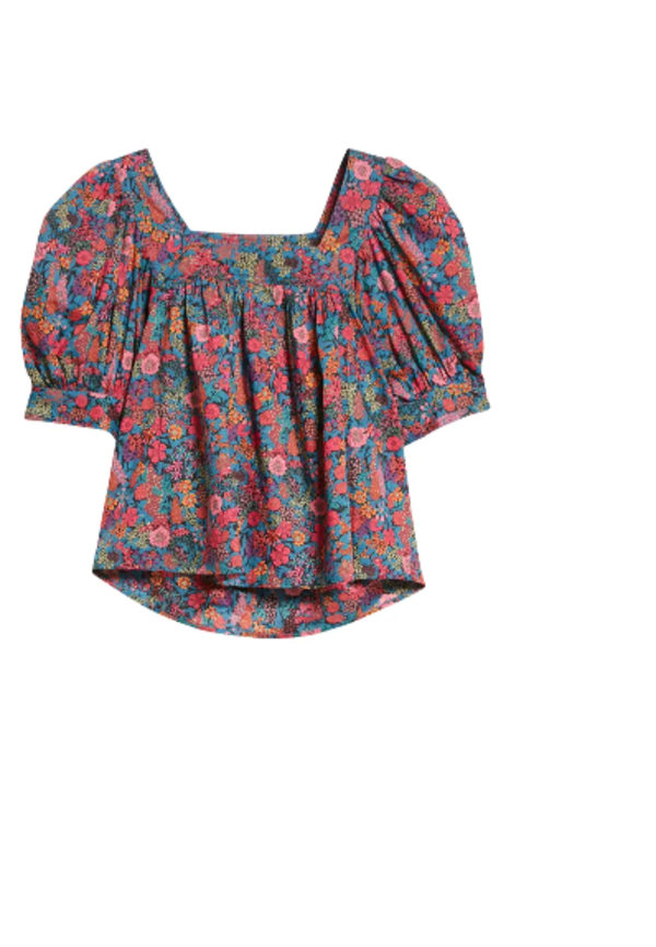 Smythe Square Neck Tunic - Liberty Multi Floral | Garmentory