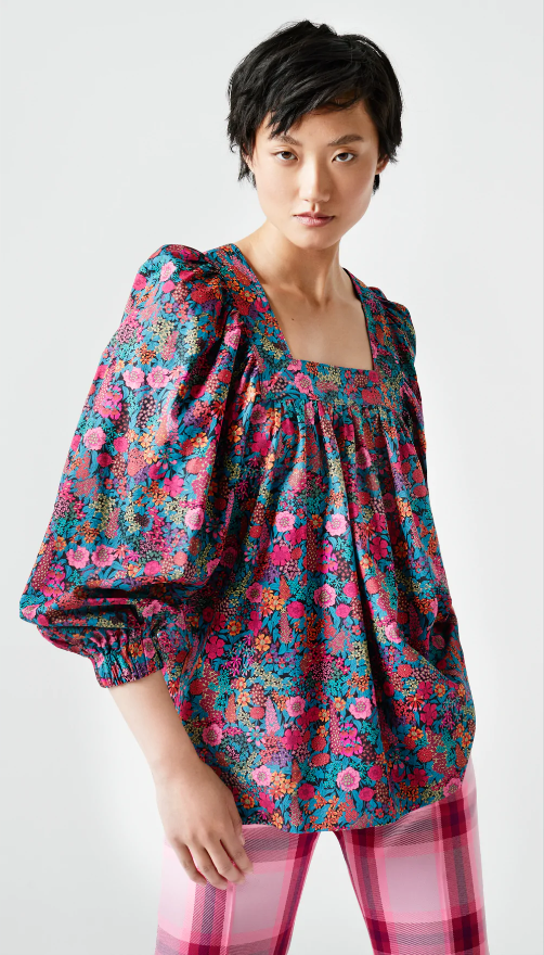 Smythe Square Neck Tunic - Liberty Multi Floral | Garmentory