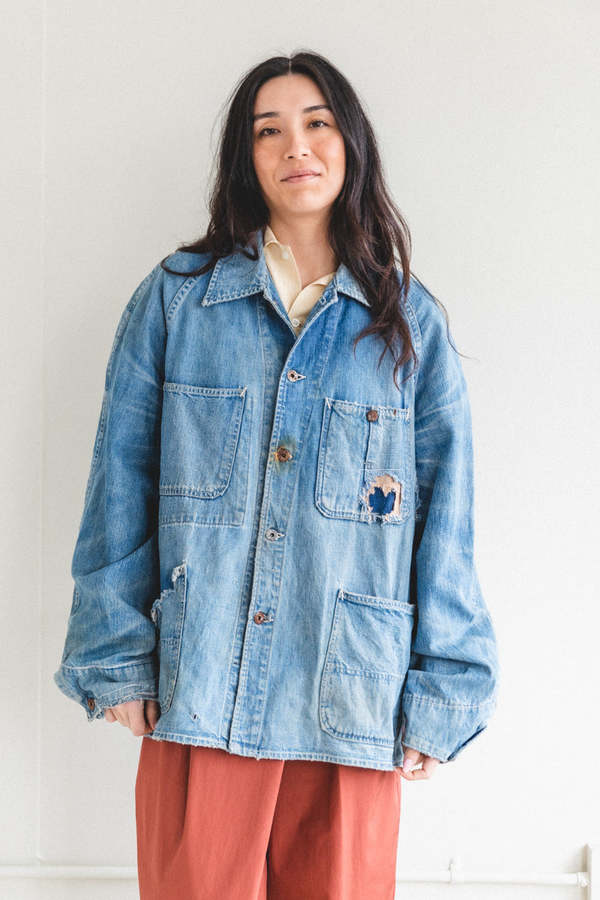 VINTAGE CHORE JACKET - DENIM | Garmentory