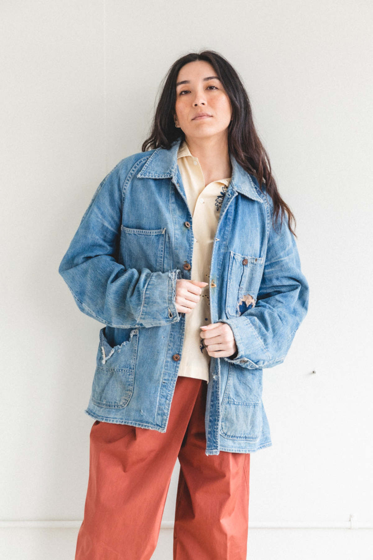 VINTAGE CHORE JACKET - DENIM | Garmentory