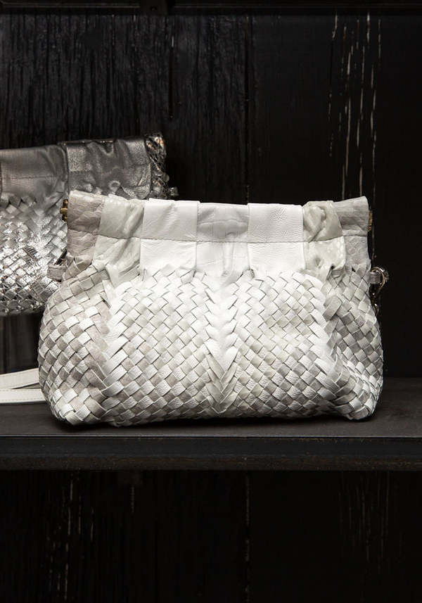 Claramonte Leather Baby Lissa Bag - White | Garmentory