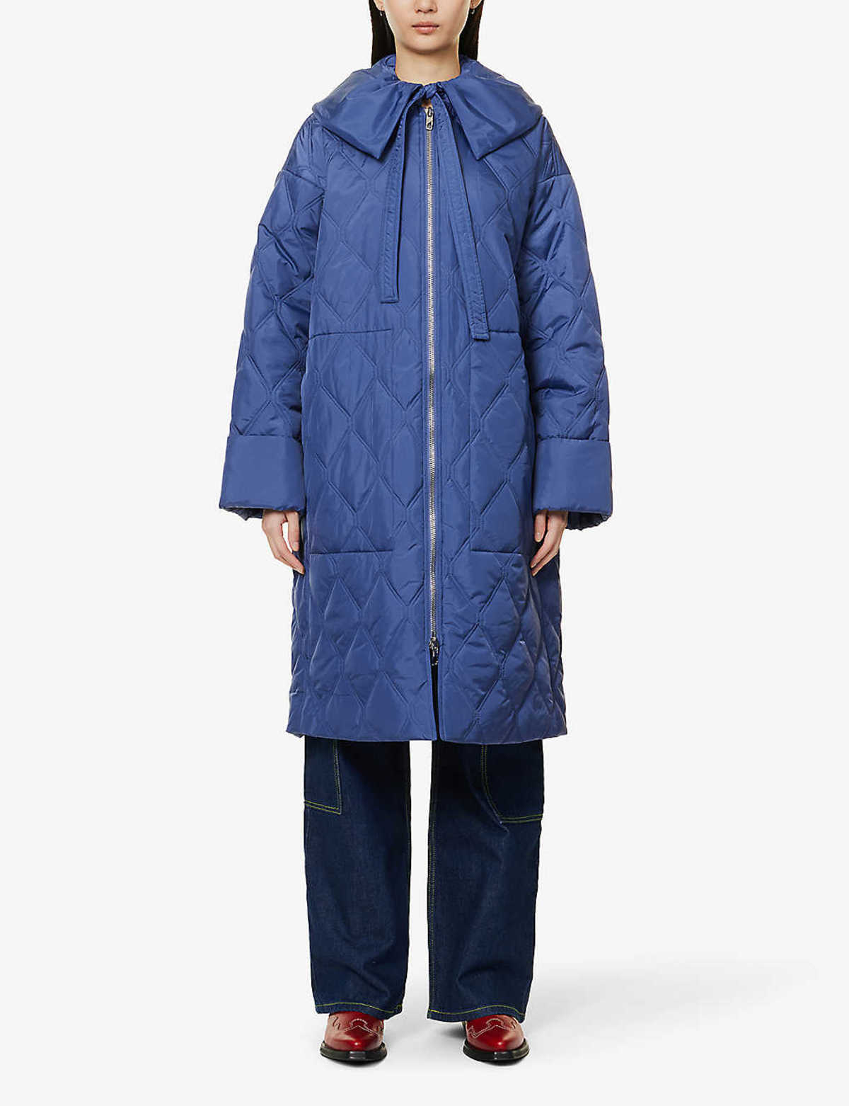 Ganni Recycled Ripstop Coat | Garmentory