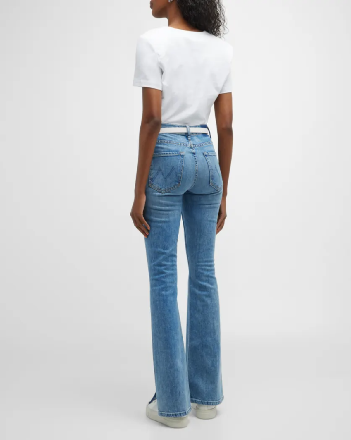 Mother Denim The High Waisted Weekender Slice Heel - Belle De Jour ...