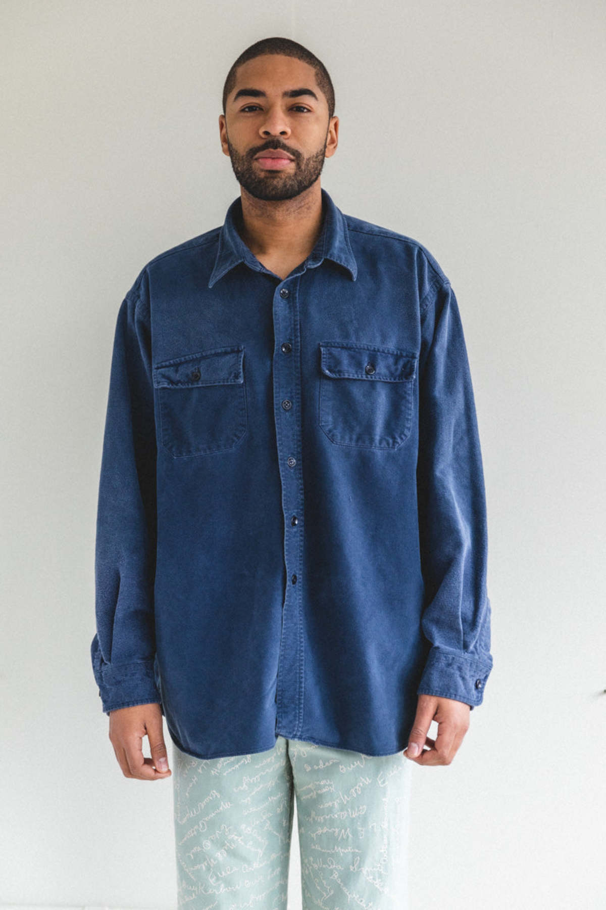 VINTAGE WORK SHIRT - Blue | Garmentory