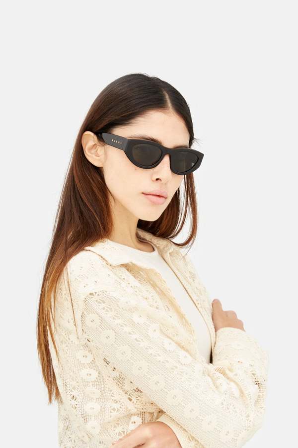Marni x RETROSUPERFUTURE Rainbow Mountains Sunglasses - Black | Garmentory