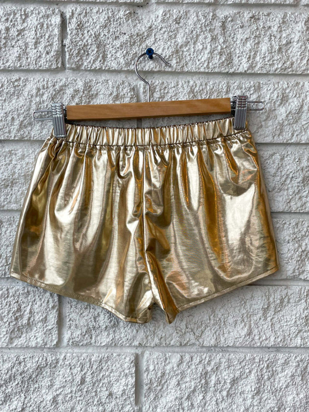 GIRLS MILLIE METALLIC SHORT - GOLD | Garmentory