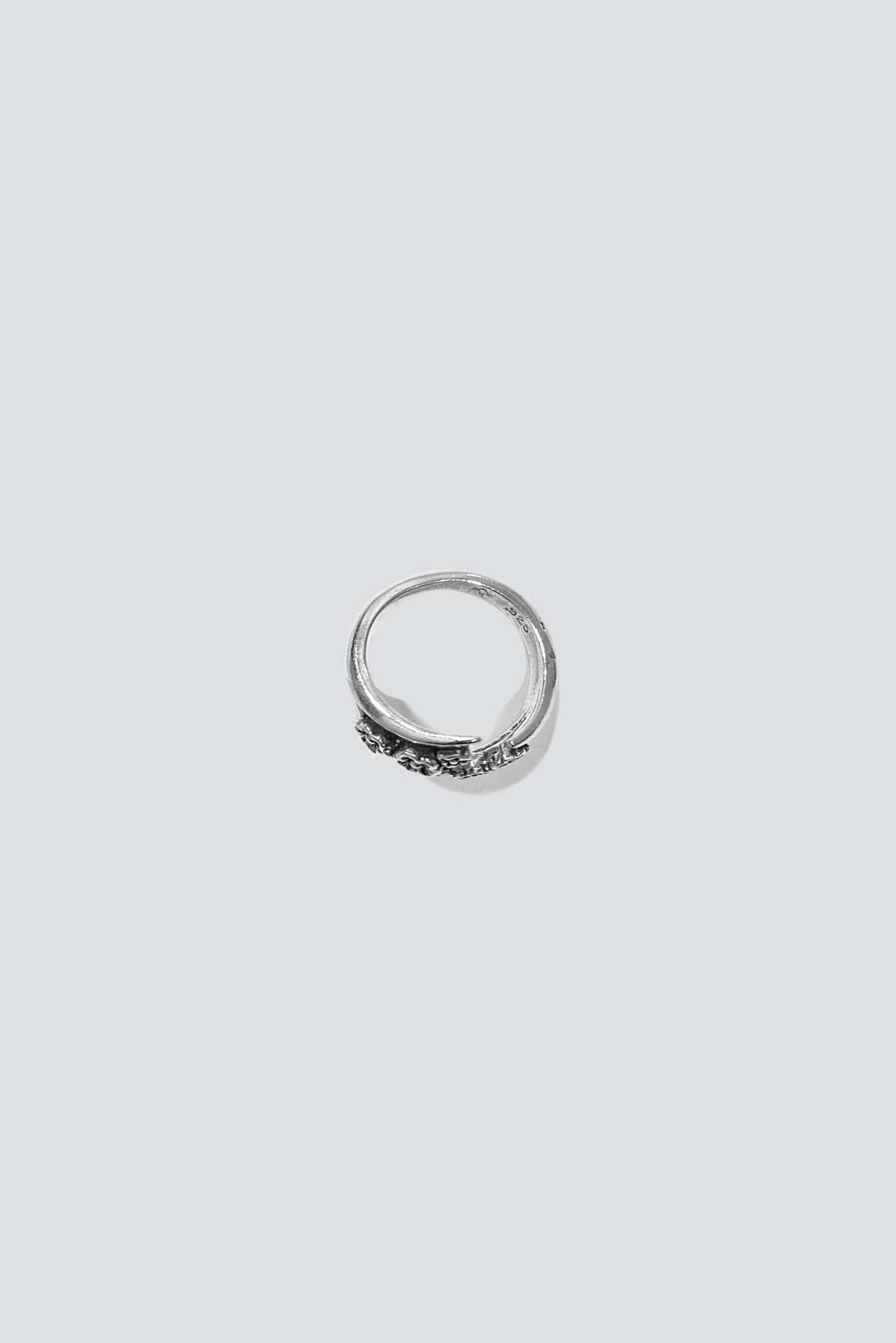 Floral Split Ring - Sterling Silver | Garmentory