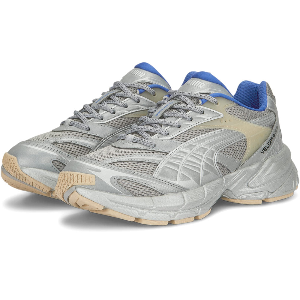 Puma Velophasis Bionic Shoes - Matte Silver-Royal Sapphire | Garmentory
