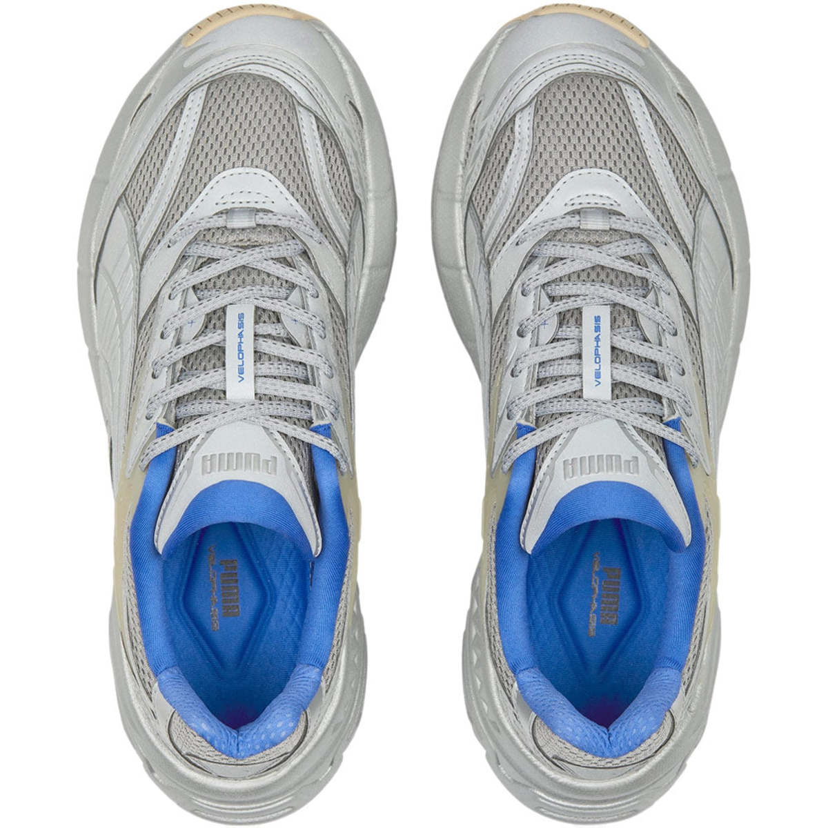 Puma Velophasis Bionic Shoes - Matte Silver-Royal Sapphire | Garmentory