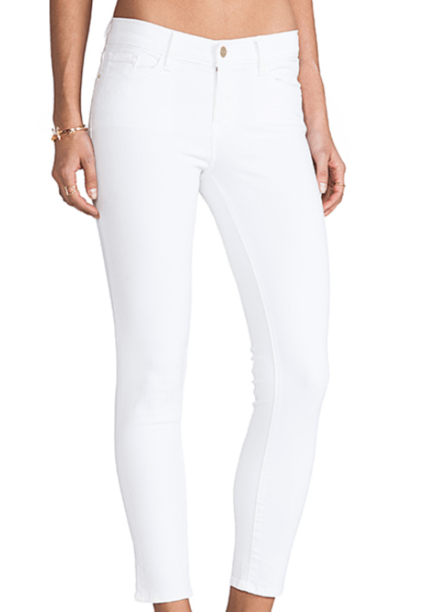 FRAME Denim Le Color Crop - Blanc | Garmentory