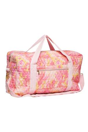 Love Shack Fancy Oran Weekender bag - Swaying Coral Pink | Garmentory