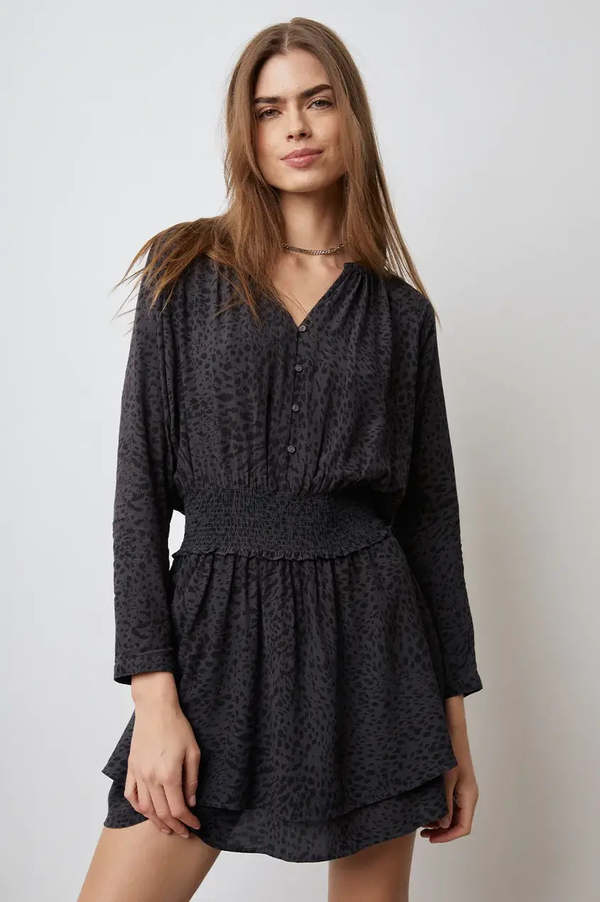 Rails Jasmine Dress - Spotted Slate | Garmentory