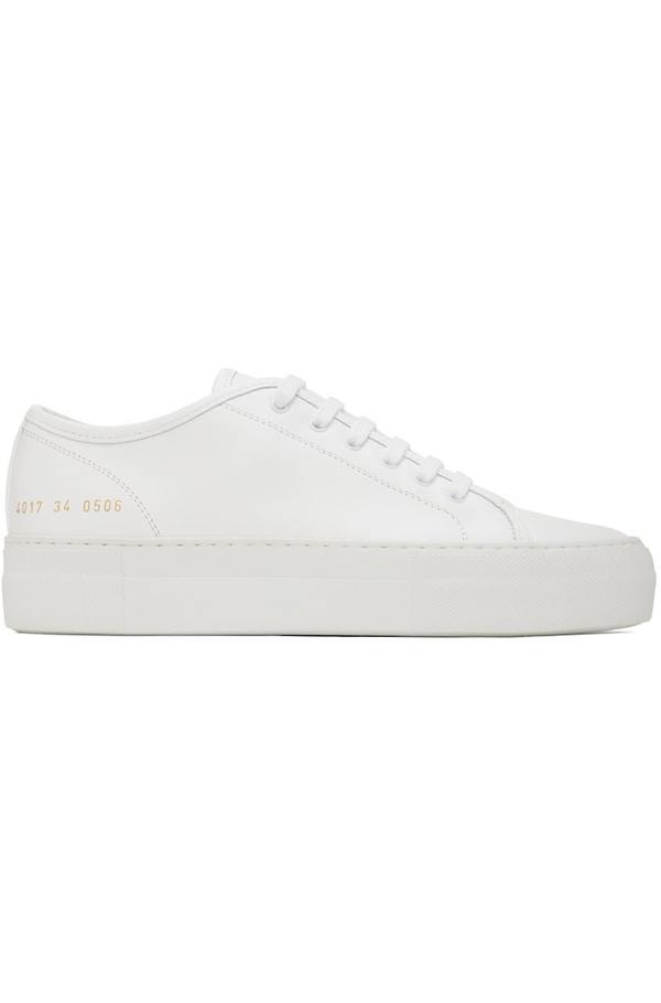Common Projects Tournament Low Super Sneakers - White | Garmentory