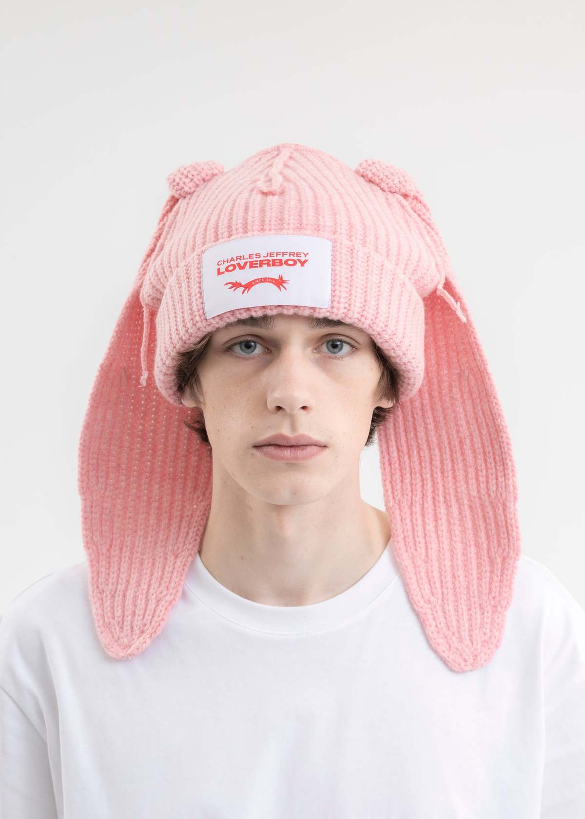 Charles Jeffrey Chunky Rabbit Beanie - Pink | Garmentory