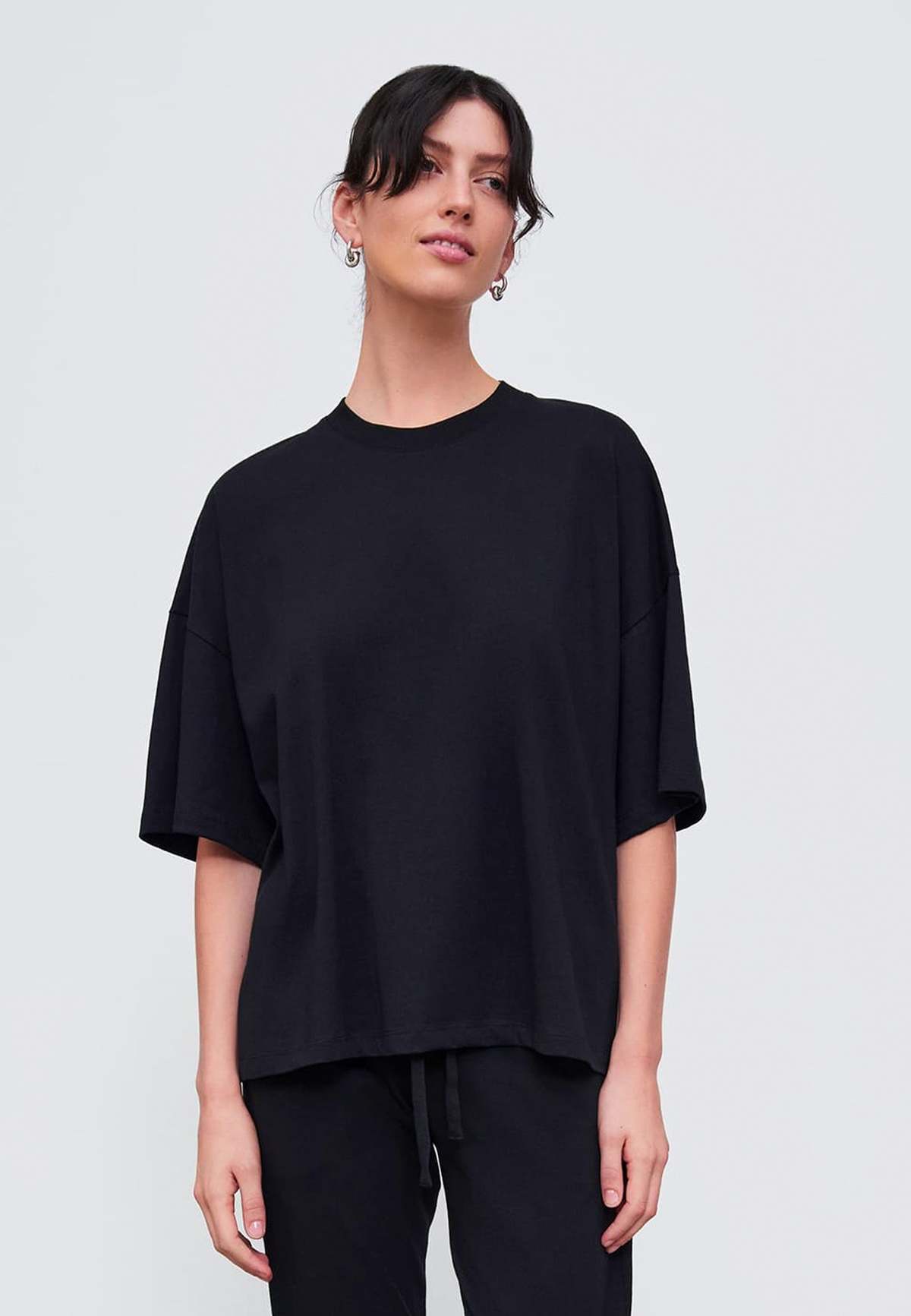 Kowtow Oversized Boxy T-Shirt - Black | Garmentory