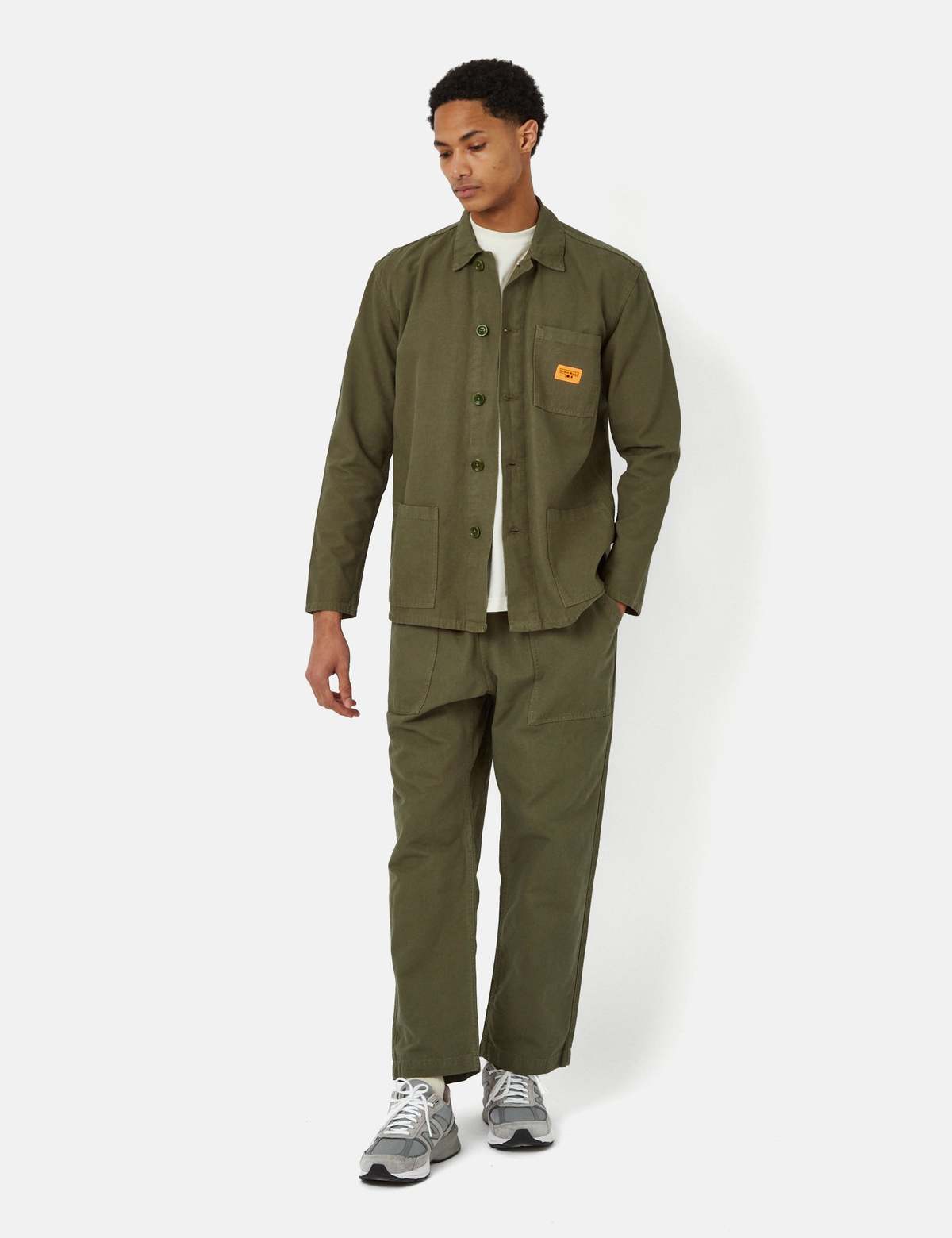 Service Works Coverall Jacket - Olive Green | Garmentory