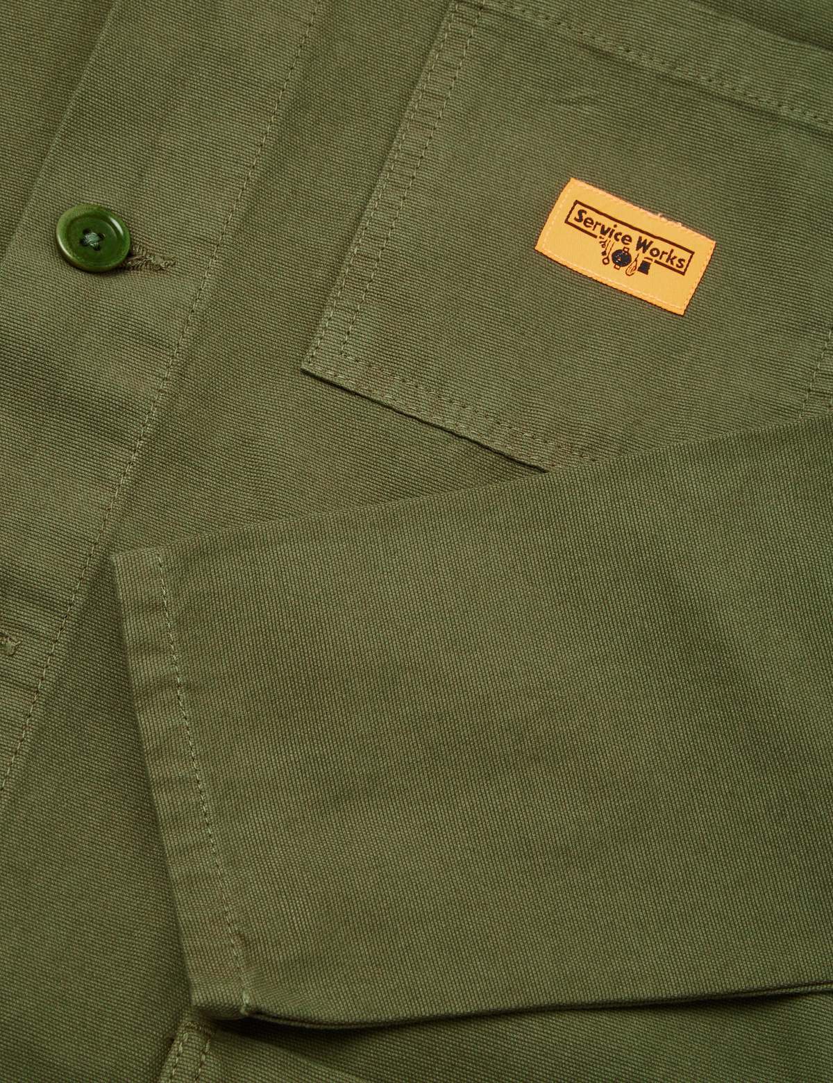Service Works Coverall Jacket - Olive Green | Garmentory