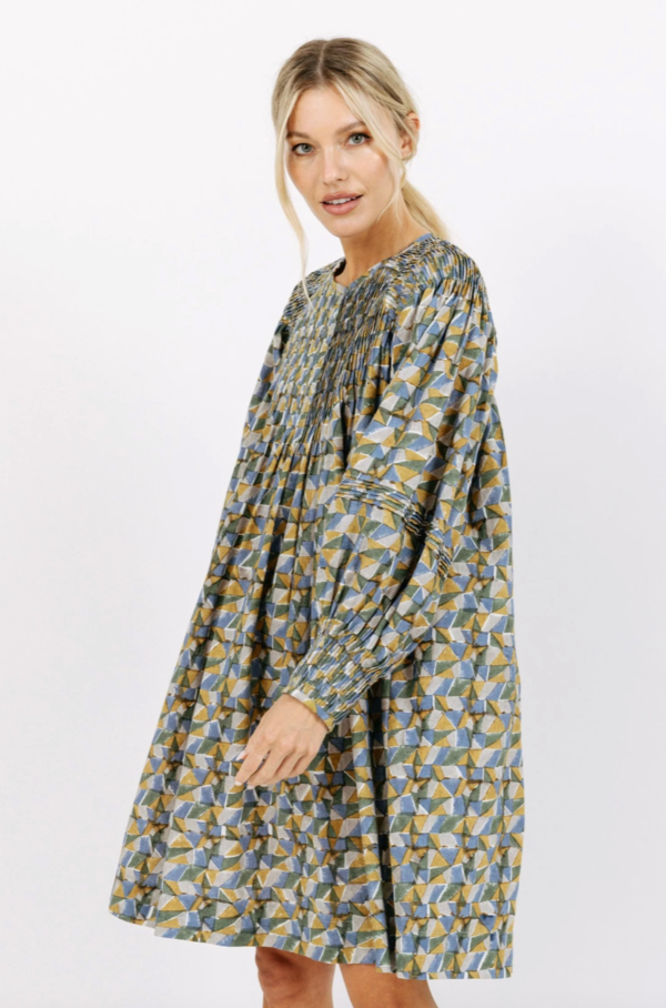 Mirth Kerala Short Dress - Parakeet | Garmentory