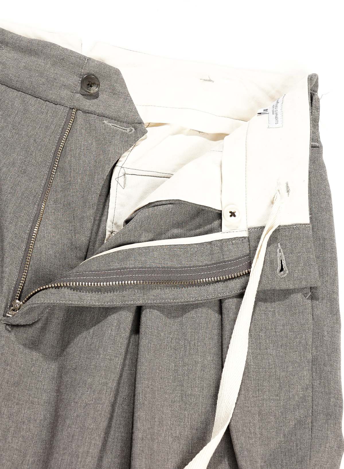 Engineered Garments Bontan Tropical Wool Pant - Grey | Garmentory