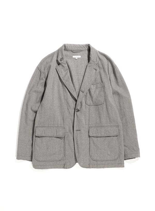 Engineered Garments Loiter Tropical Wool Jacket - Grey | Garmentory