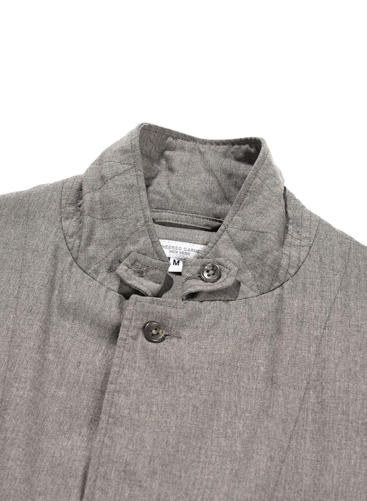 Engineered Garments Loiter Tropical Wool Jacket - Grey | Garmentory