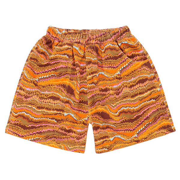 Kids Misha & Puff Camp Shorts - Zest Yellow | Garmentory