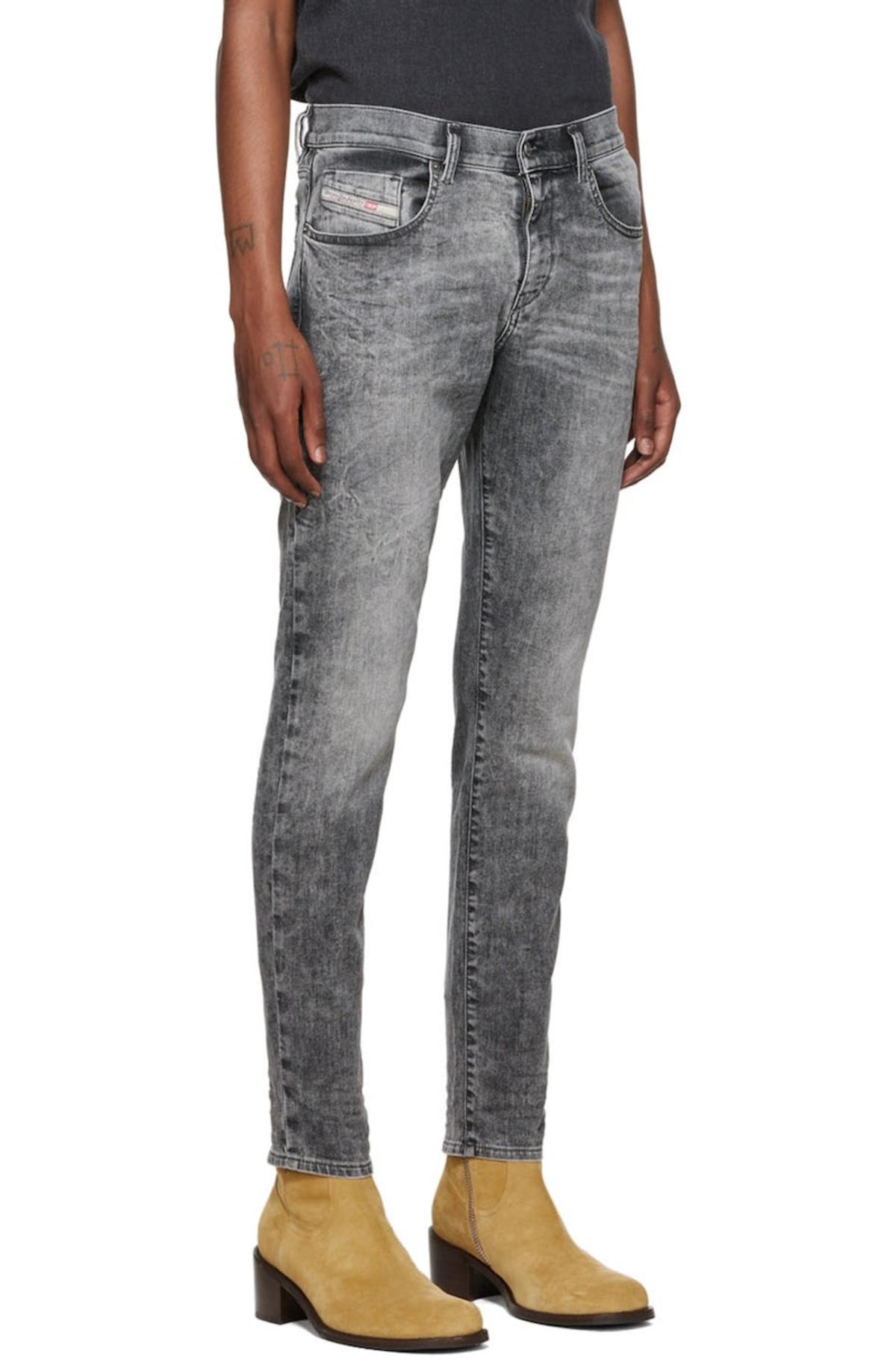 Diesel D-Strukt Jeans - Light Gray | Garmentory