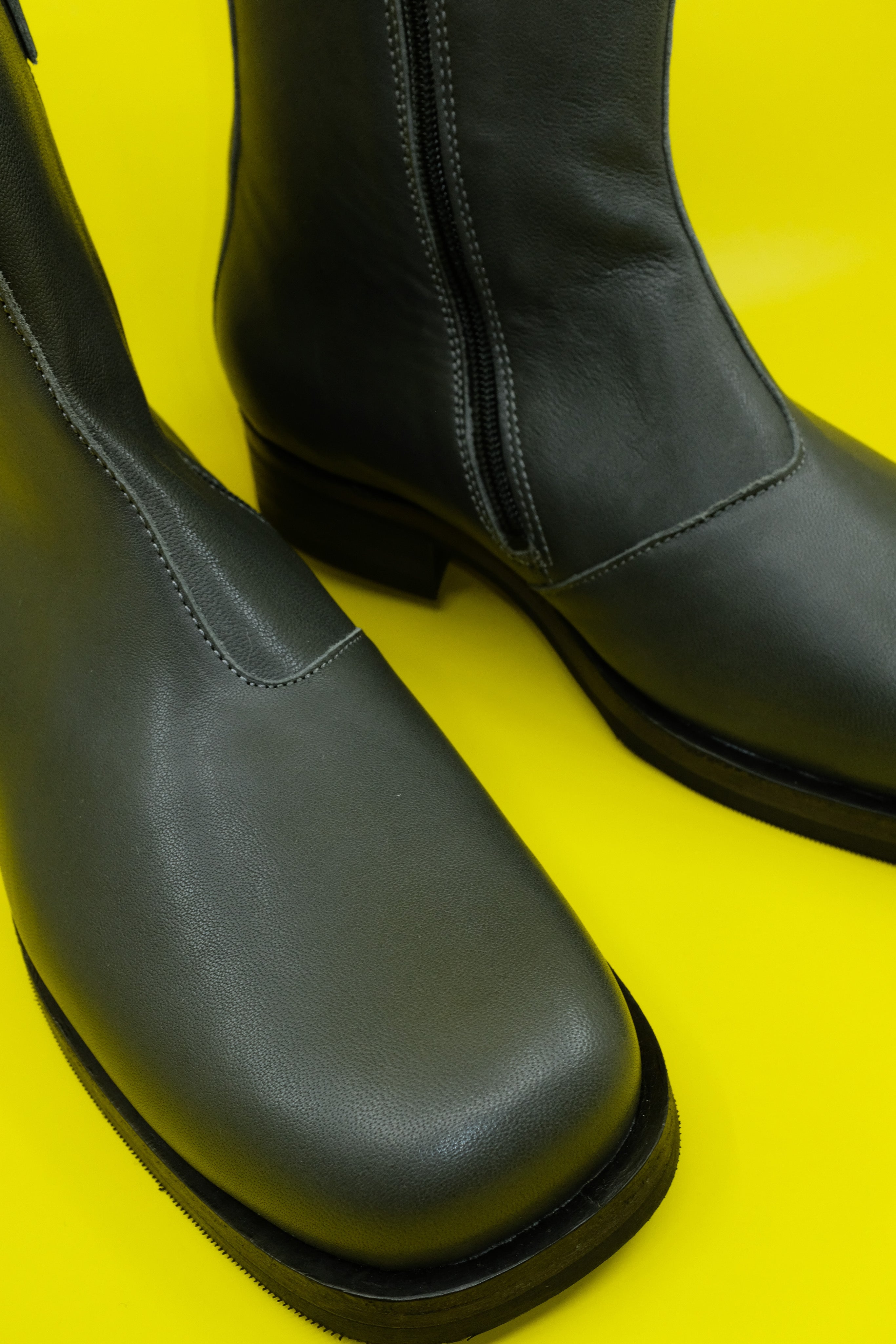 Our Legacy Leather Camion Boot - Ash Grey | Garmentory