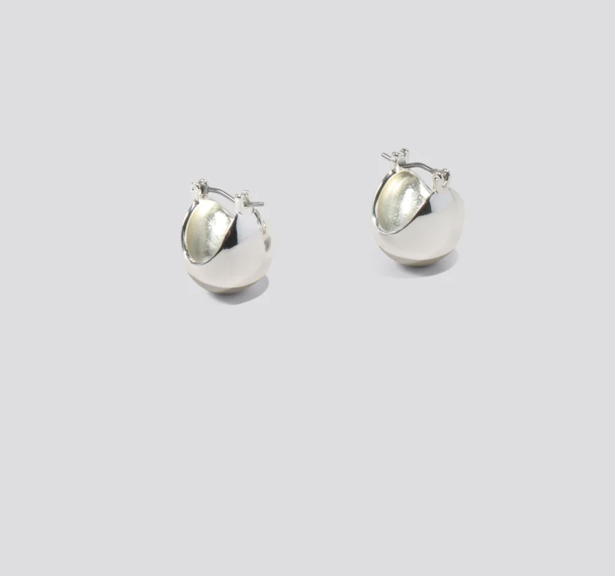 Rachel Comey Baby Keel Hoop - Silver | Garmentory