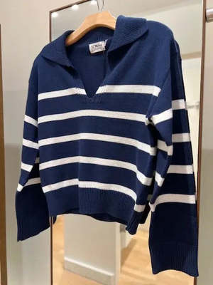 27 Miles Apollo Sweater Top - Navy Blue | Garmentory