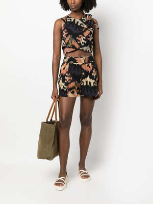 Ulla Johnson Nisha Top - Black Iris | Garmentory