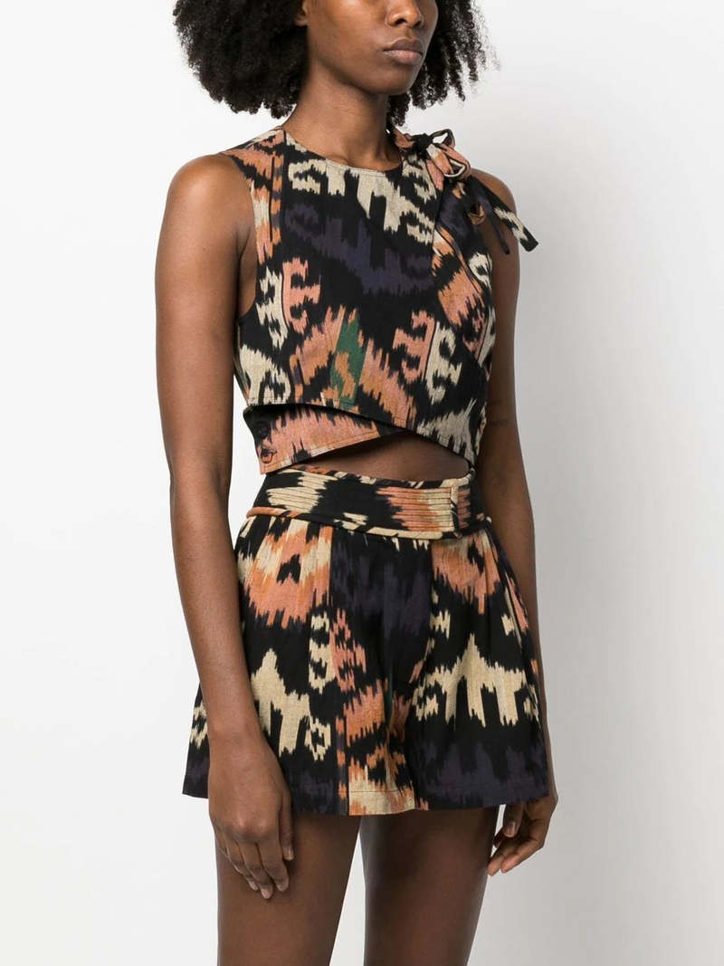 Ulla Johnson Nisha Top - Black Iris | Garmentory