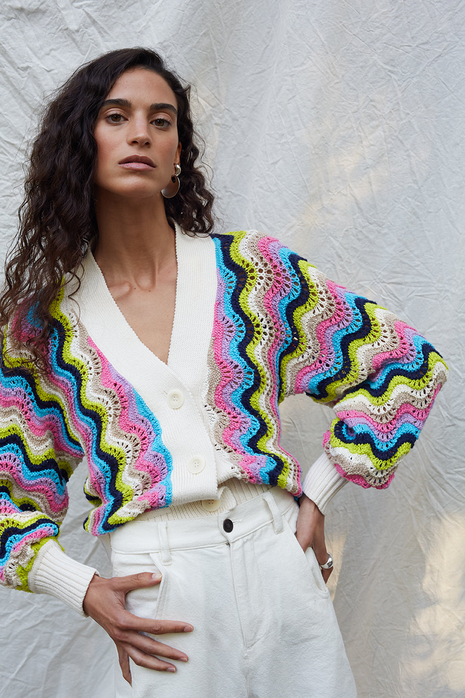 Eleven Six Luna Cardi - Multi Color | Garmentory