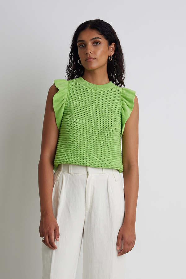 ELEVEN SIX VIOLA TANK - LIME | Garmentory