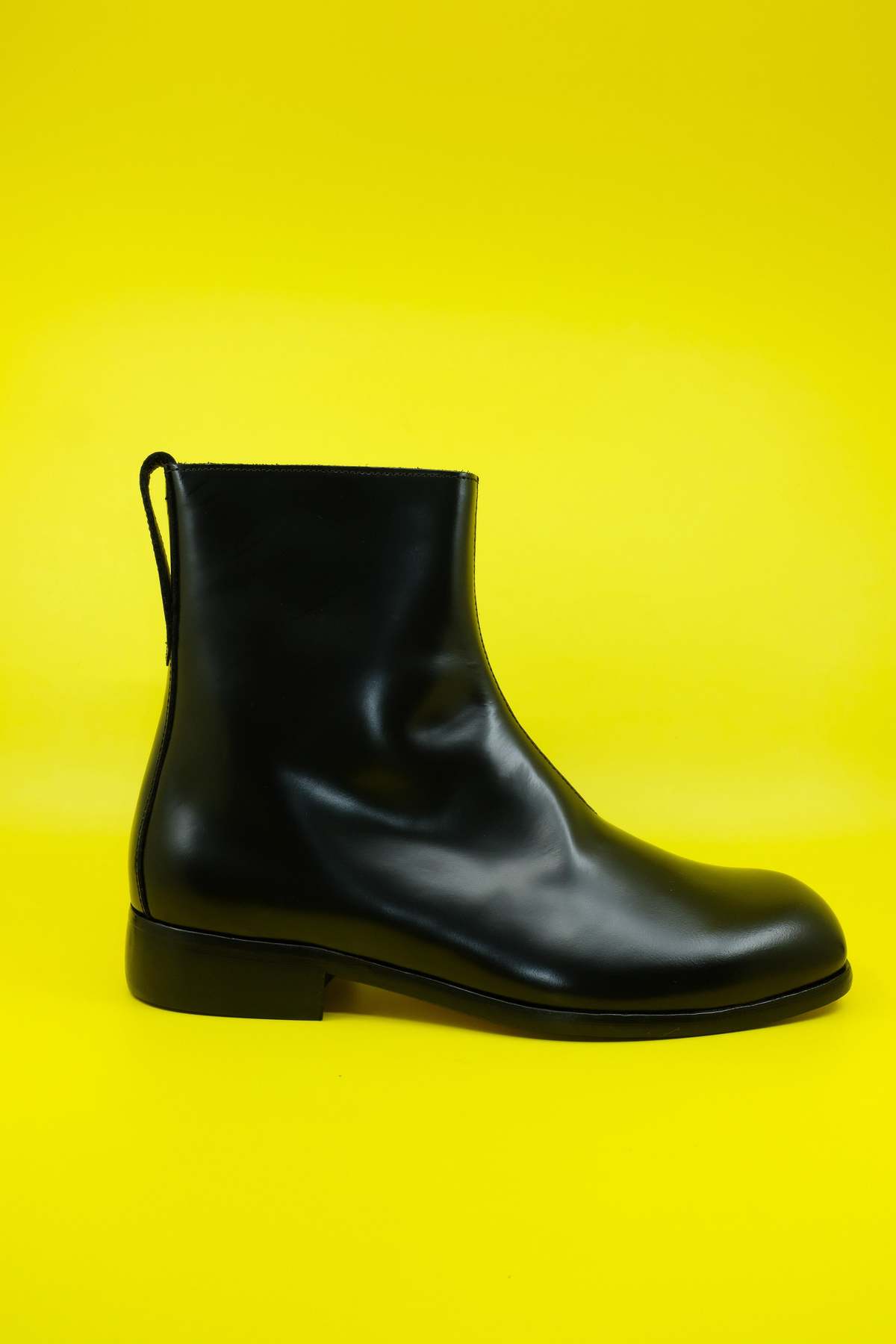Black Leather Michaelis Boot | Garmentory