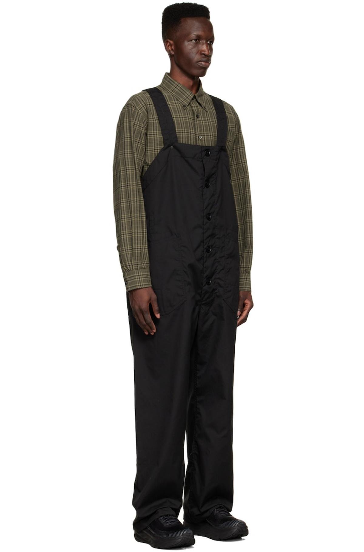 Engineered Garments Polyester Overalls - Black Poplin | Garmentory