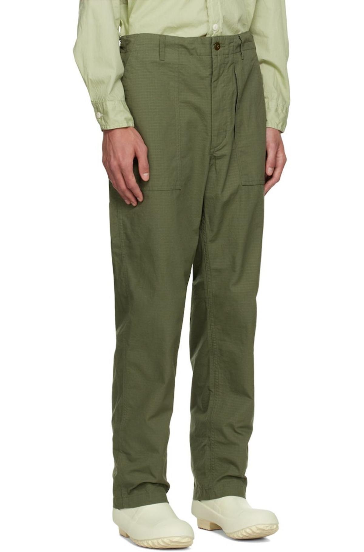 Engineered Garments Fatigue Trousers - Olive | Garmentory