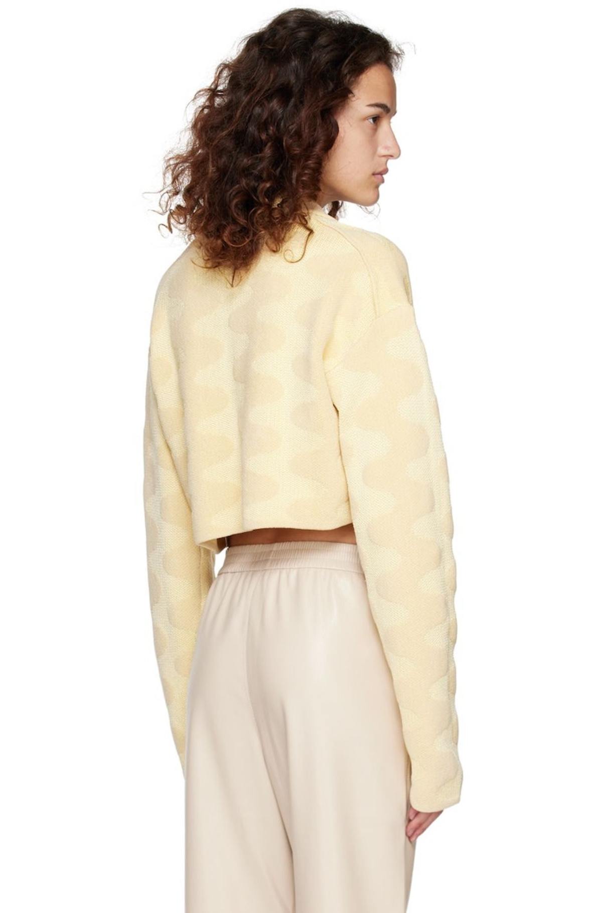 Nanushka Zefa Cardigan - Creme | Garmentory