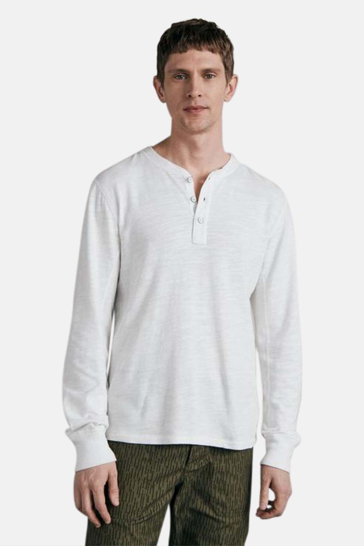 Rag & Bone Classic Henley - White | Garmentory