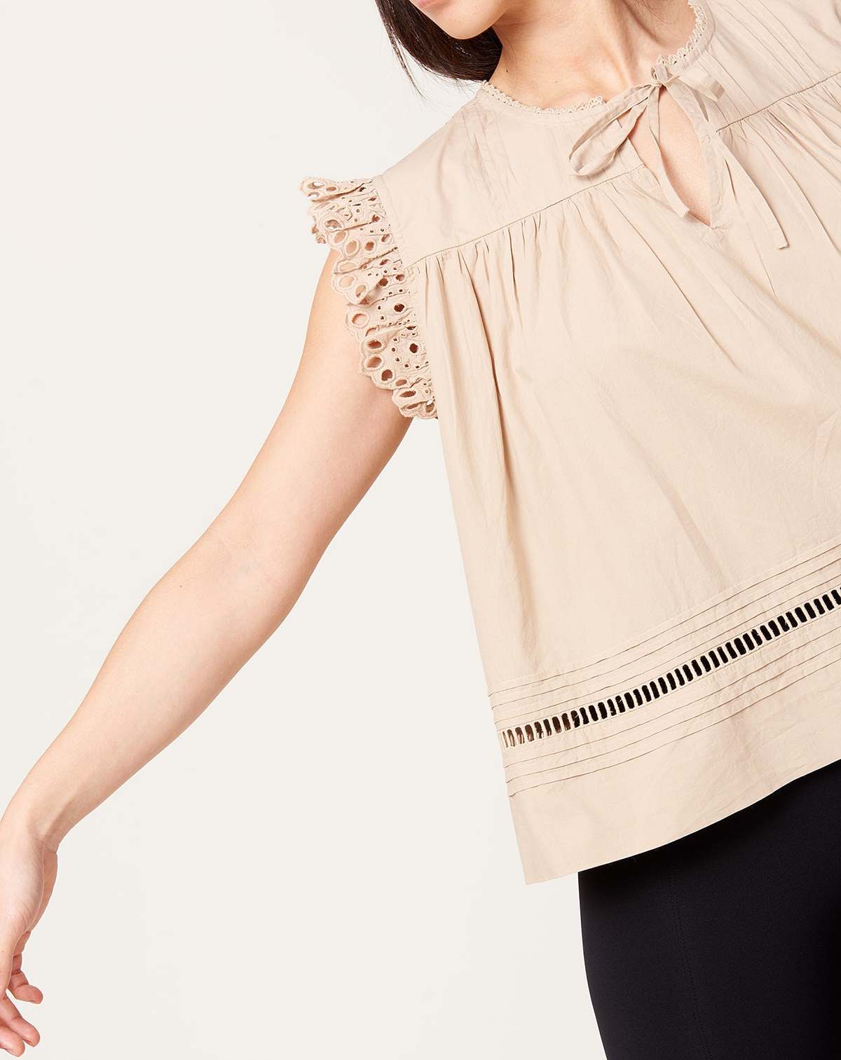 Asha Top in Sandshell | Garmentory